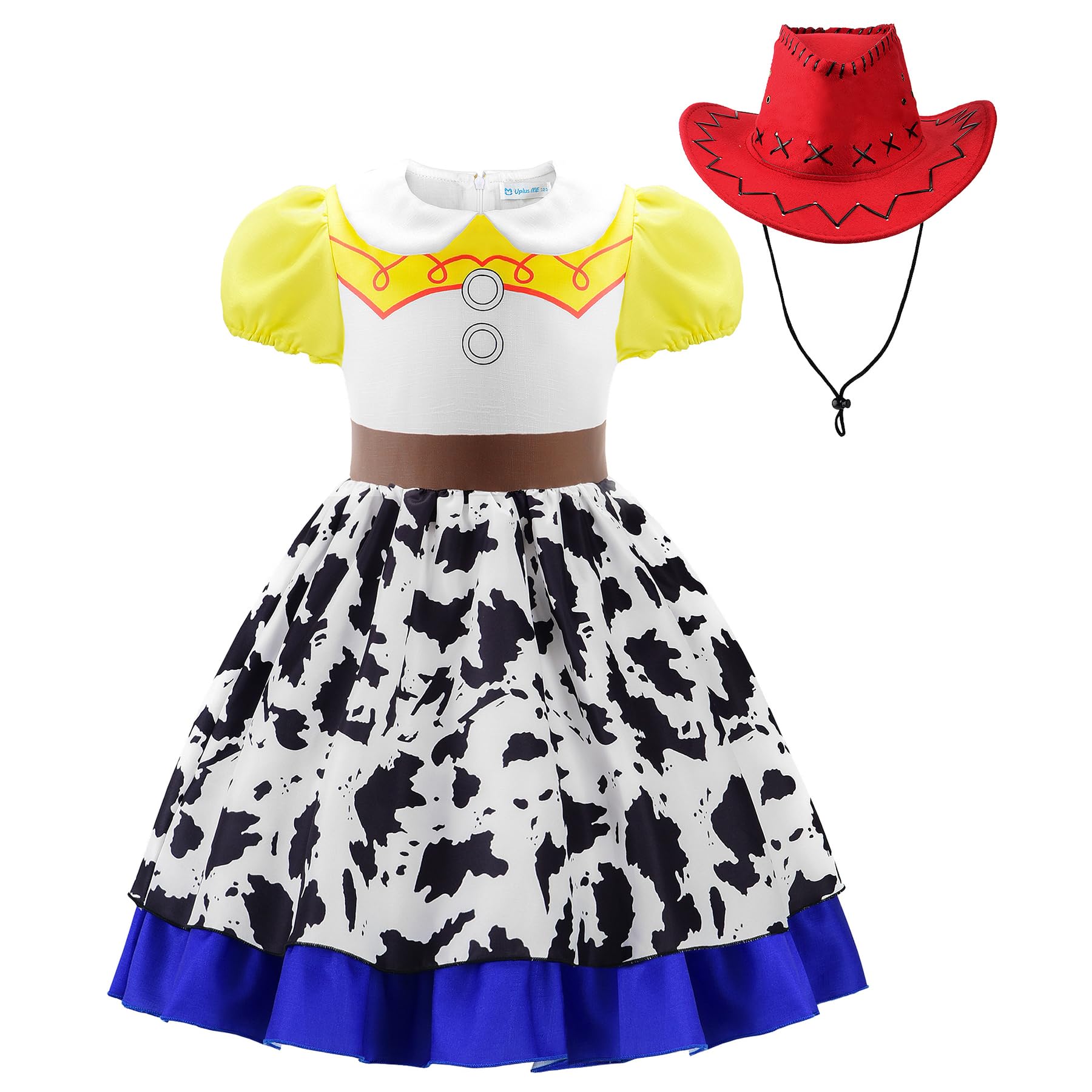 Uplus ME Cowgirl Costume Girls Cowgirl Dress Jessie Costume Halloween ...