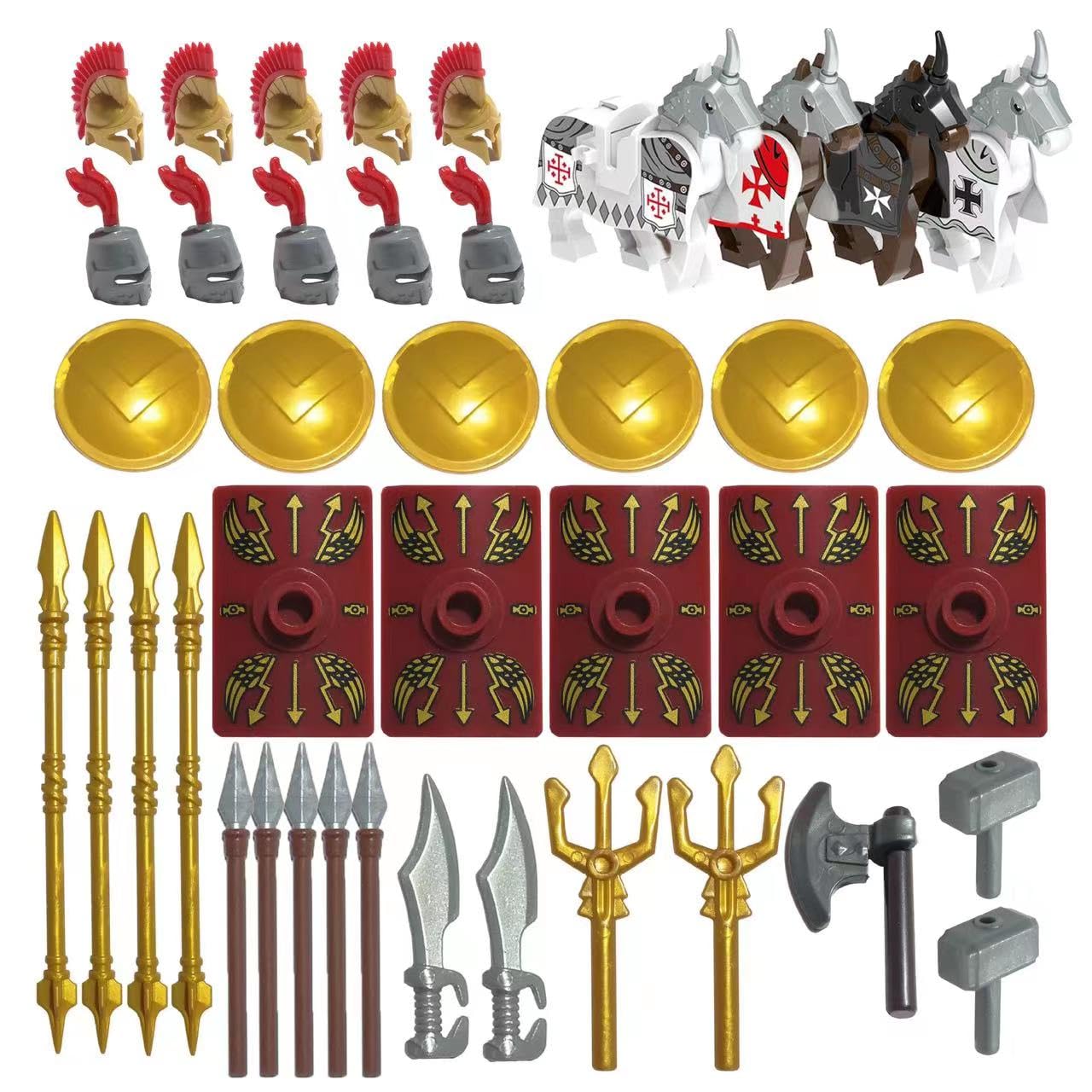Mua Medieval Weapons Pack for Knight Figures, 41Pcs Medieval Ancient ...