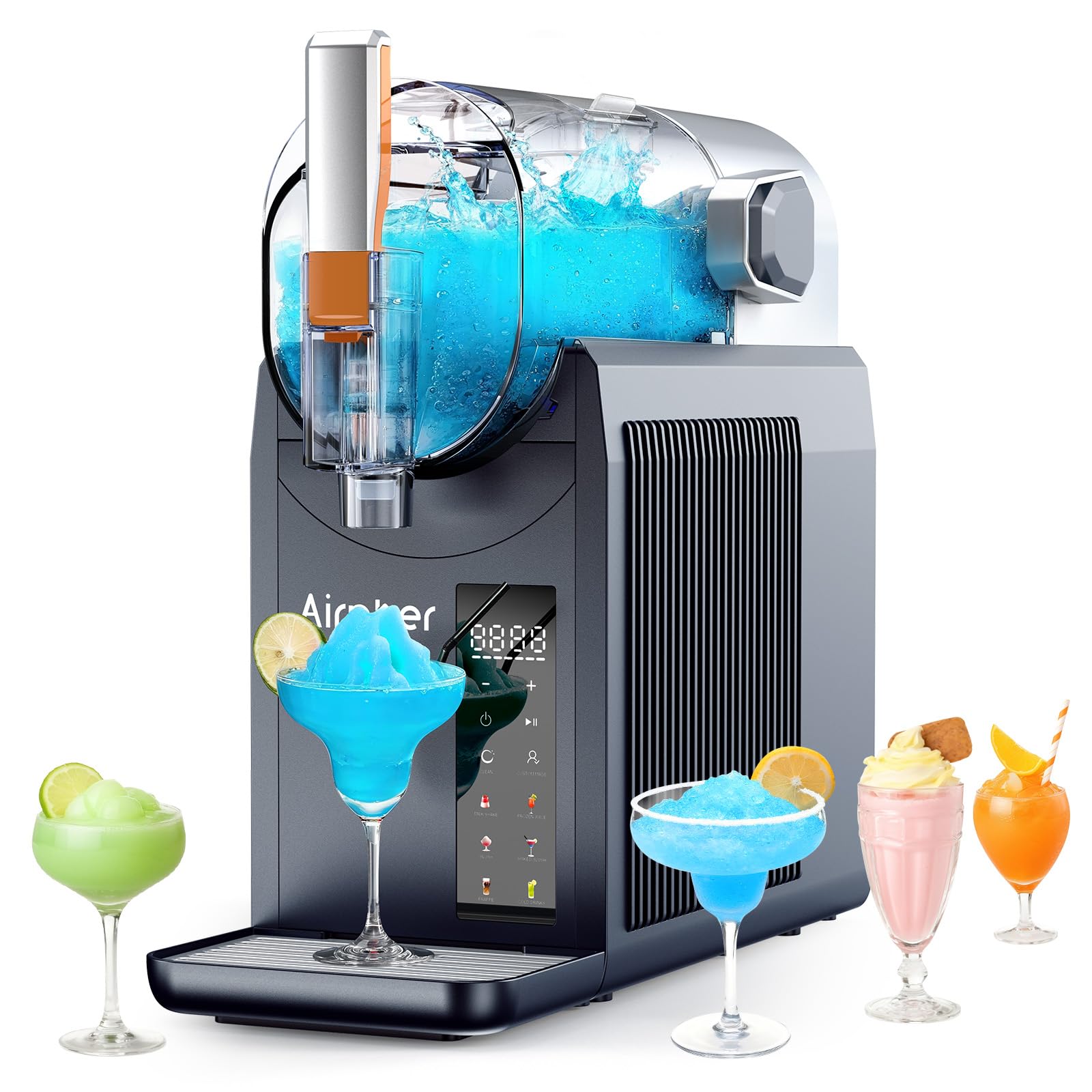 Slushie Machine,Slushy Machine for Home,Frozen Drink Maker for Home,6 ...