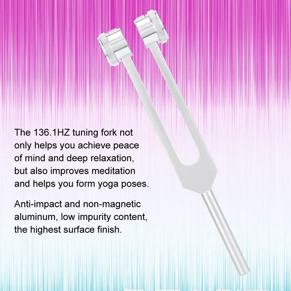 Aluminum tuning fork, 272.20HZ tone vibration sound therapy tool set ...