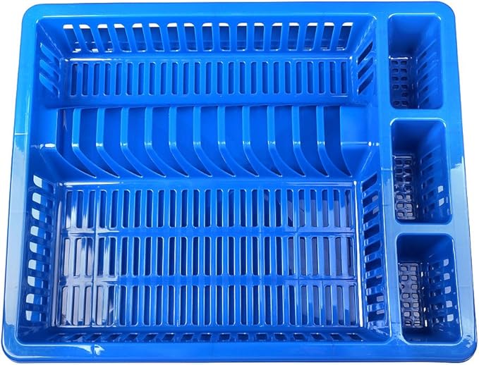 Schramm® draining Rack with Tray in 10 Colours Approx. 46 x 37 x 8 cm ...