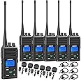 Amazon.com: SAMCOM Walkie Talkies with Earpiece,5W High Power Two Way ...