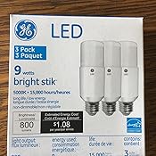 Amazon.com: GE Lighting 79369 LED Bright Stik 10-watt (60-Watt ...