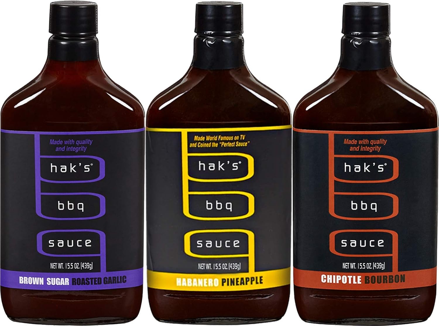 Amazon.com : Hak’s - BBQ Sauce - High End BBQ Sauce - 15.5 oz. - High ...