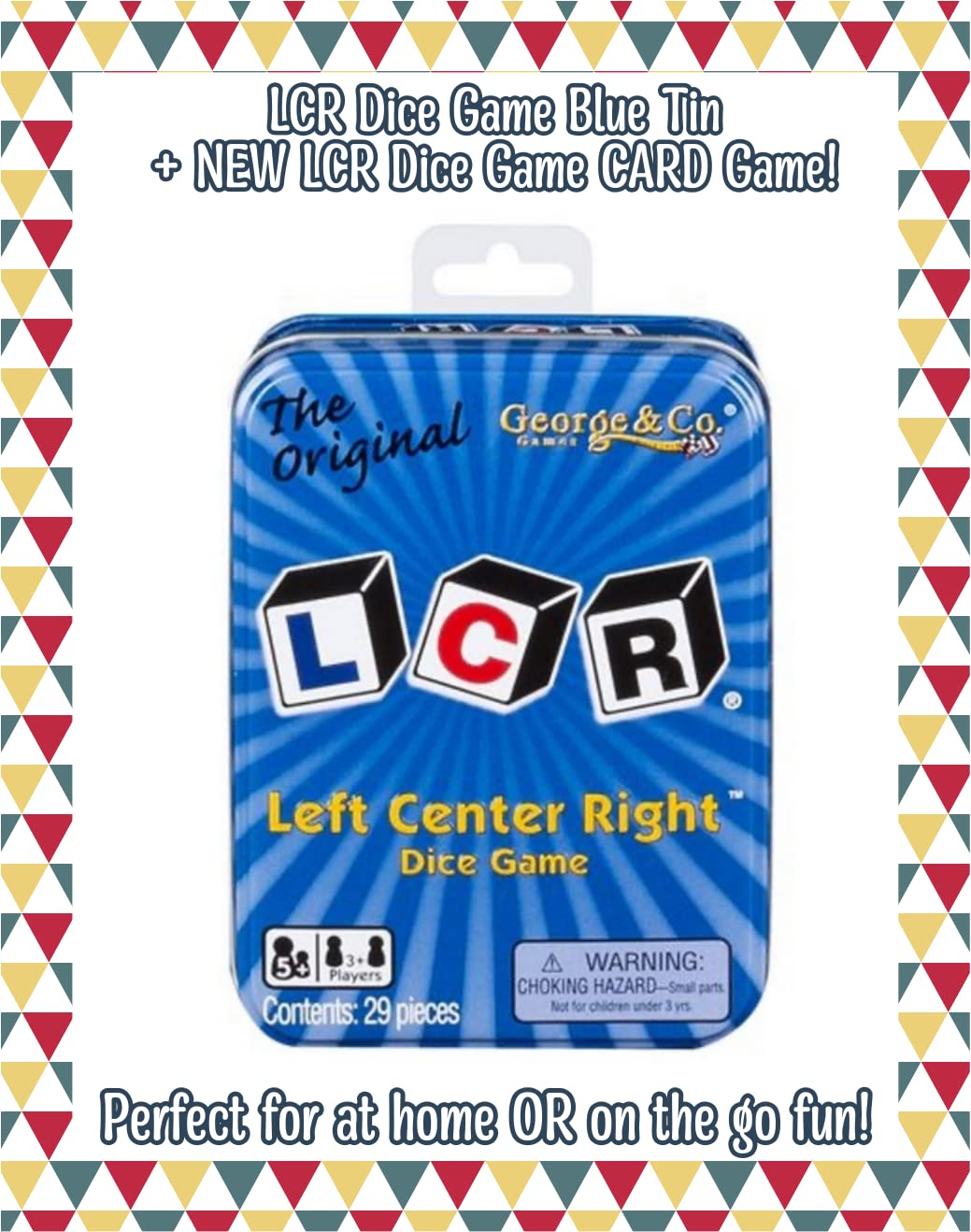 Mua & Company LCR Left Right Center Dice Game Prime 2-Pack Bundle ...