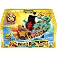 Amazon.com: Treasure X Sunken Gold Treasure Ship Playset - 25 Levels of ...