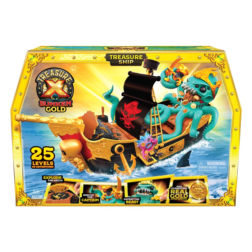 Mua Treasure X Sunken Gold Treasure Ship Playset - 25 Levels of ...