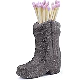 Amazon.com: Cowboy Boot Match Holder With Striker - Coastal Home ...