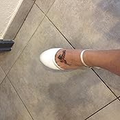 Elegantpark HC1509 Escarpins Femme Bride Cheville Boucle Bout Rond Mary ...