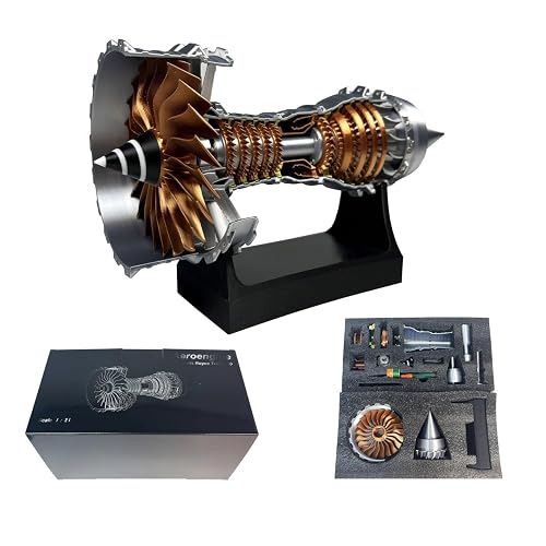 NEOLIAN 11-Inch Turbofan Engine Model Kit Realistic Jet Engine Model ...