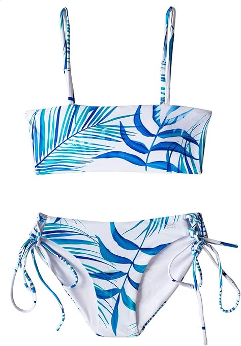 Amazon.com: Teen Girls Bikinis, Two Piece Swimwear Set Padded Bandeau ...