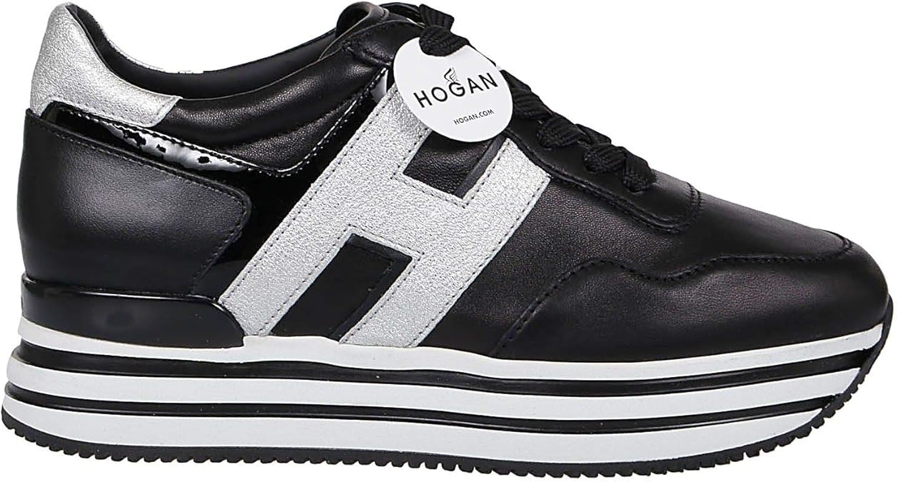 Hogan Mode De Luxe Femme HXW4830CB800C60353 Noir Cuir Baskets | Automne ...