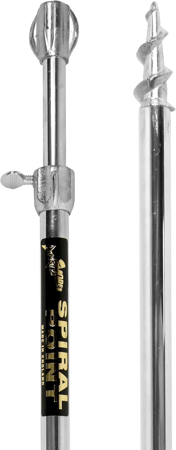Dinsmores Extending Spiral Point Telescopic Bank Stick: Amazon.co.uk ...