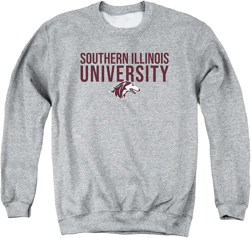 Amazon.com: Southern Illinois University Official Stacked Unisex Adult ...