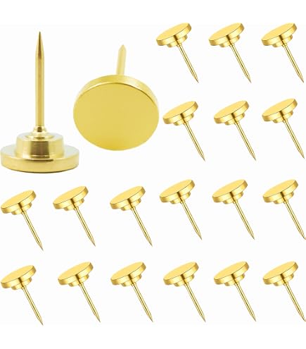 Gold Drawing Pins