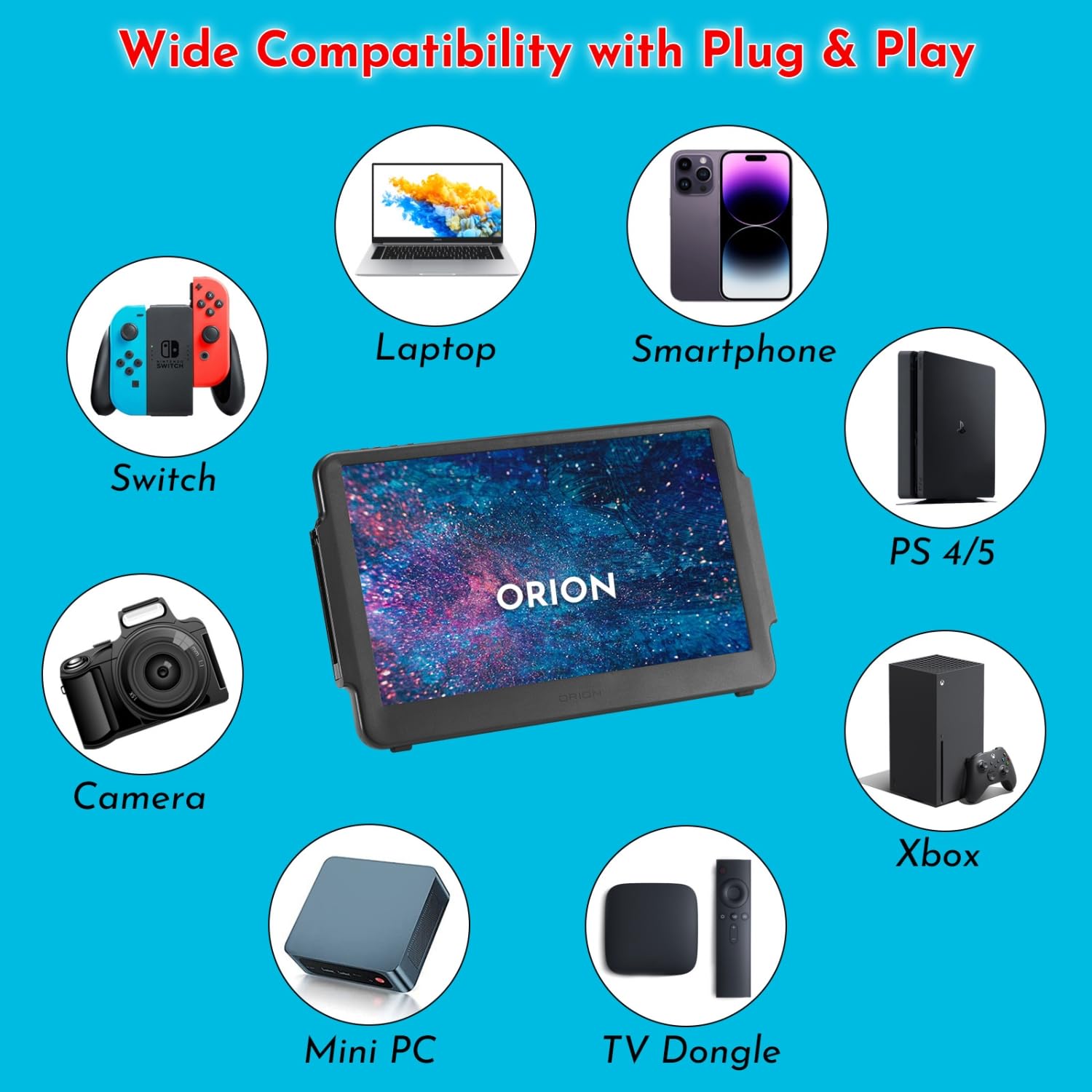 Orion By Up-Switch Fully Integrated Nintendo Switch Portable HD 11.6 ...