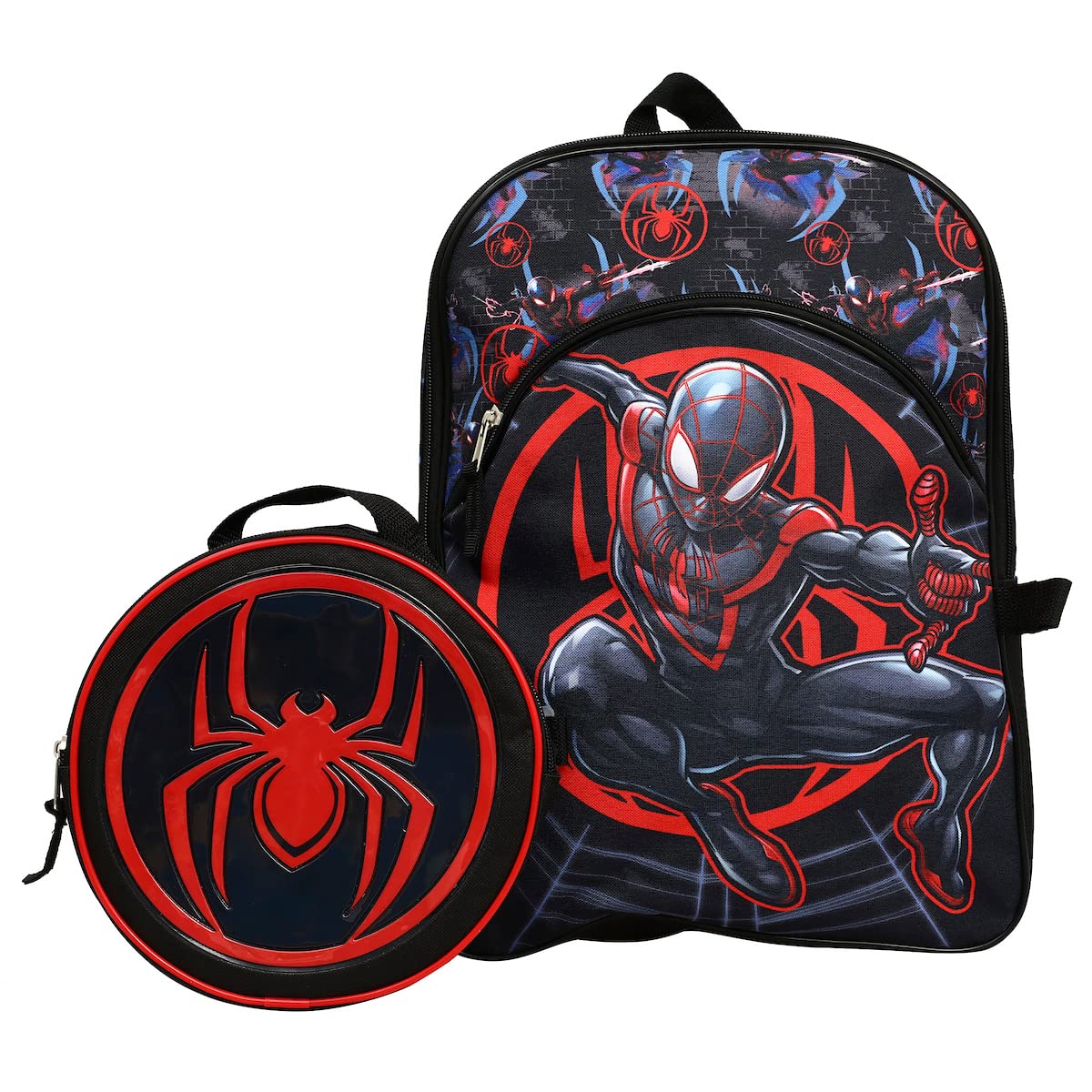 Mua Bioworld Marvel Spider-Man Miles Youth Lunch Tote & Backpack trên ...