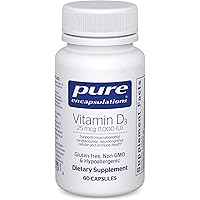Amazon.com: Pure Encapsulations Vitamin D3 25 mcg (1,000 IU ...