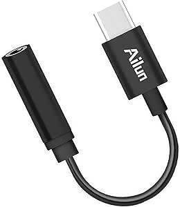 Amazon.com: Ailun USB C to 3.5mm Audio Adapter Type C Male to Female ...