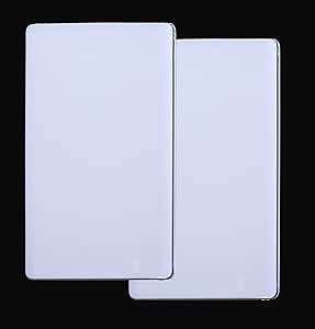 Amazon.com: Set 2 Rectangle Stove Top Burner Covers - White : Home ...