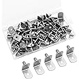 Amazon.com: 50 Pcs Shelf Pegs Pins，6mm Upgraded Diameter L-Shaped Perforated Nickel Plated Shelf ...