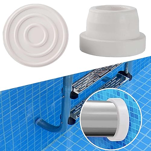 TonGass (2-Pack, White) Inside Pools Ladder Bumpers for Inground Pools ...