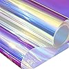 Zonon Dichroic Film Iridescent Cellophane Window Film Holographic Clear ...
