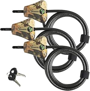 Amazon.com: Master Lock - Python Adjustable Camouflage Cable Locks ...
