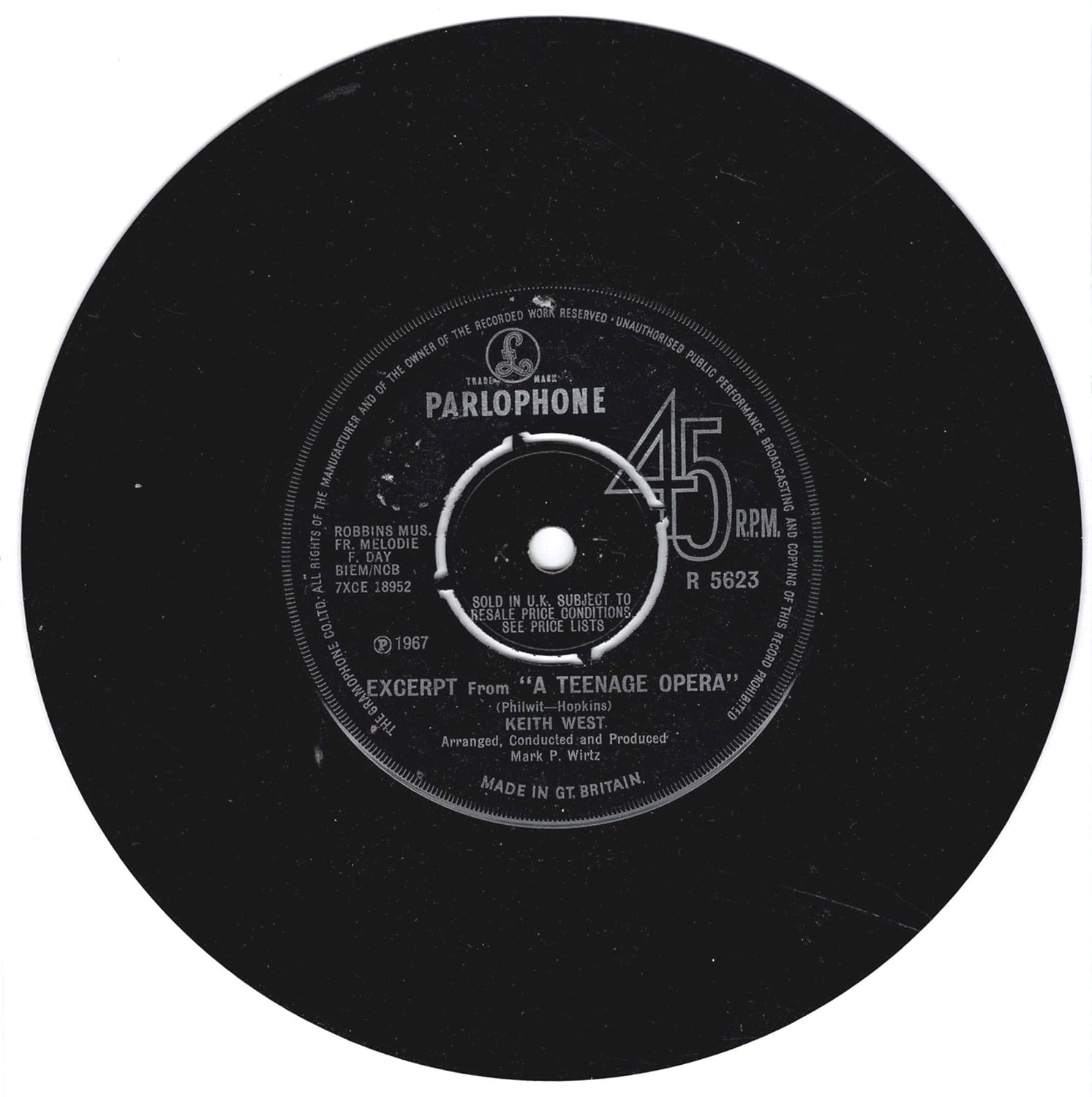 Keith West - Excerpt From "A Teenage Opera" (Grocer Jack) - 7" Single ...