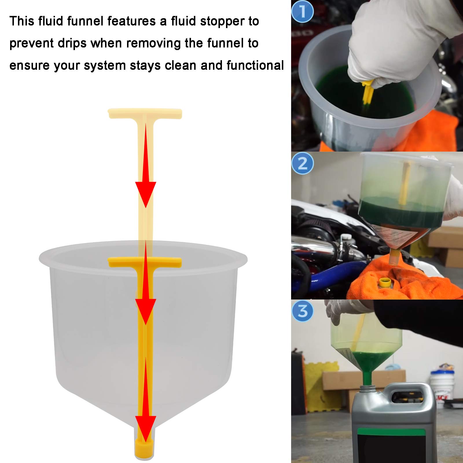 Mua LEIMo Spill Proof Coolant Filling Funnel Kit,Coolant Funnel Kit ...