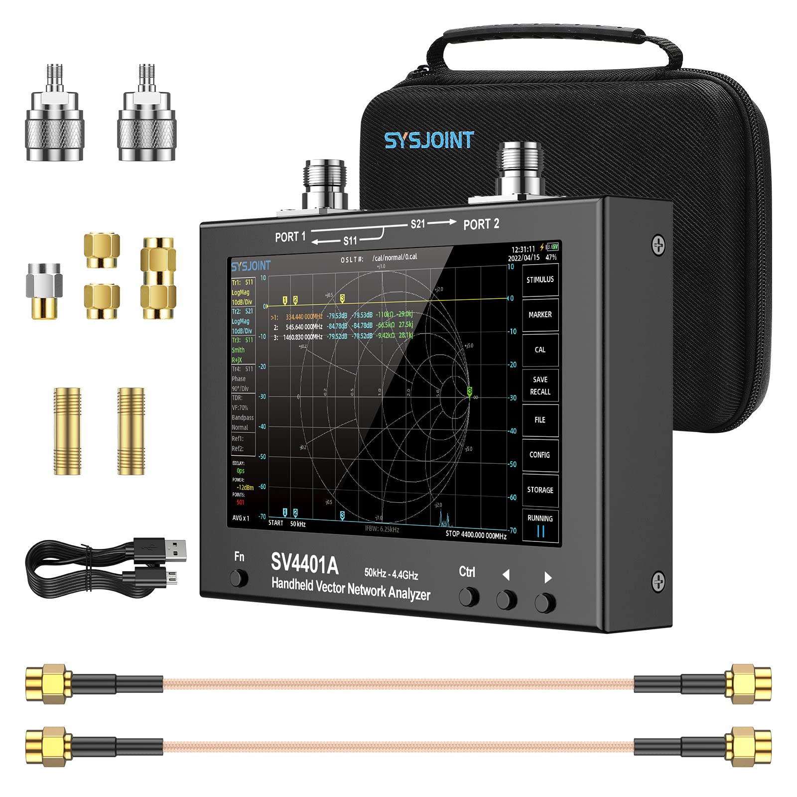 Mua SeeSii 7 Inch NanoVNA 50kHz-4.4GHz Vector Network Analyzer ...
