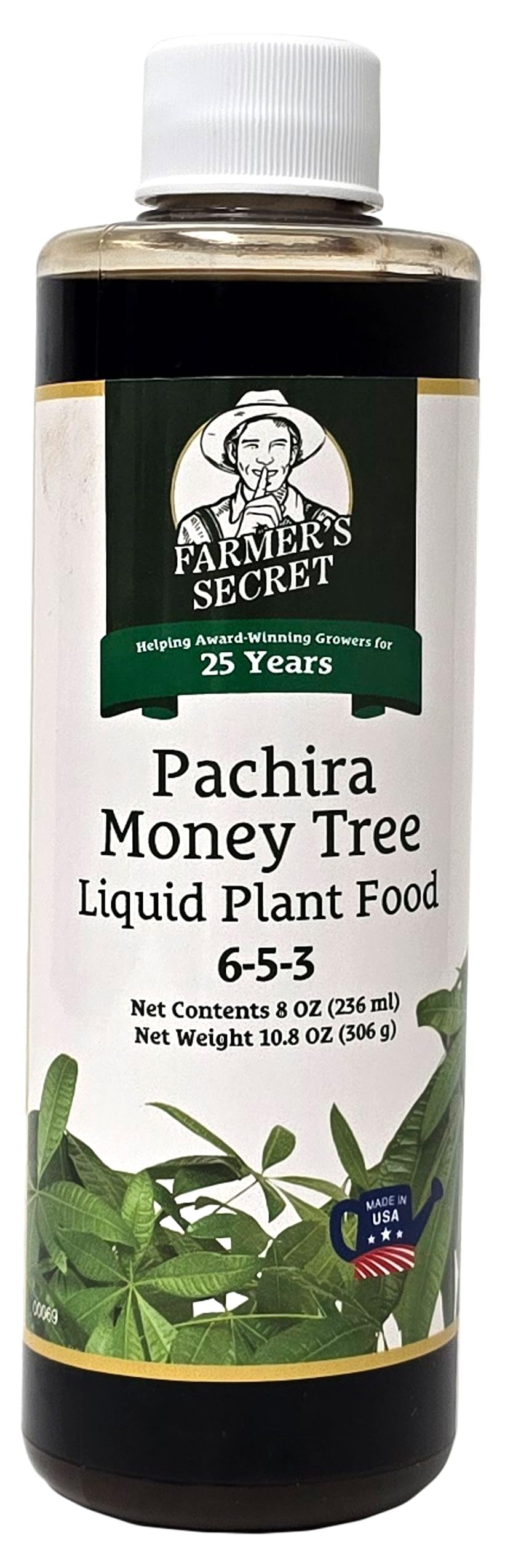 Farmer’s Secret Money Tree Liquid Plant Food Fertilizer (8oz) - Super ...