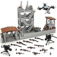 Amazon.com: DSPITWOD Military Base Play Set for Army Command Center ...