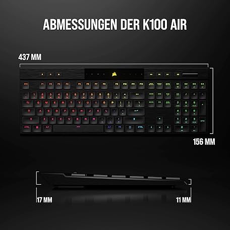 Mua Corsair K100 Air Wireless RGB Mechanical Gaming Keyboard, Ultra ...