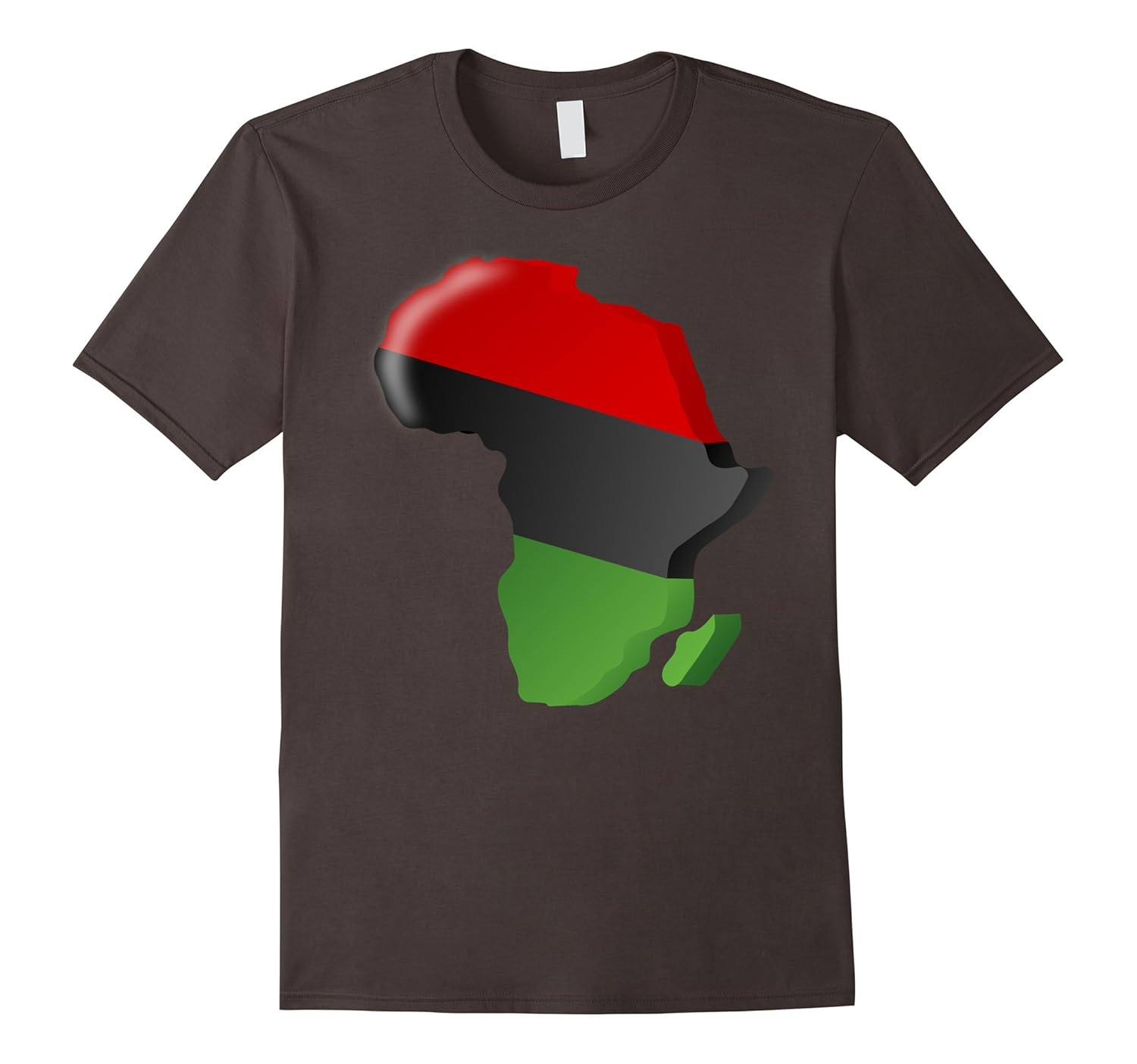 Pan African Flag T-Shirt Africa American Pride Continent Tee