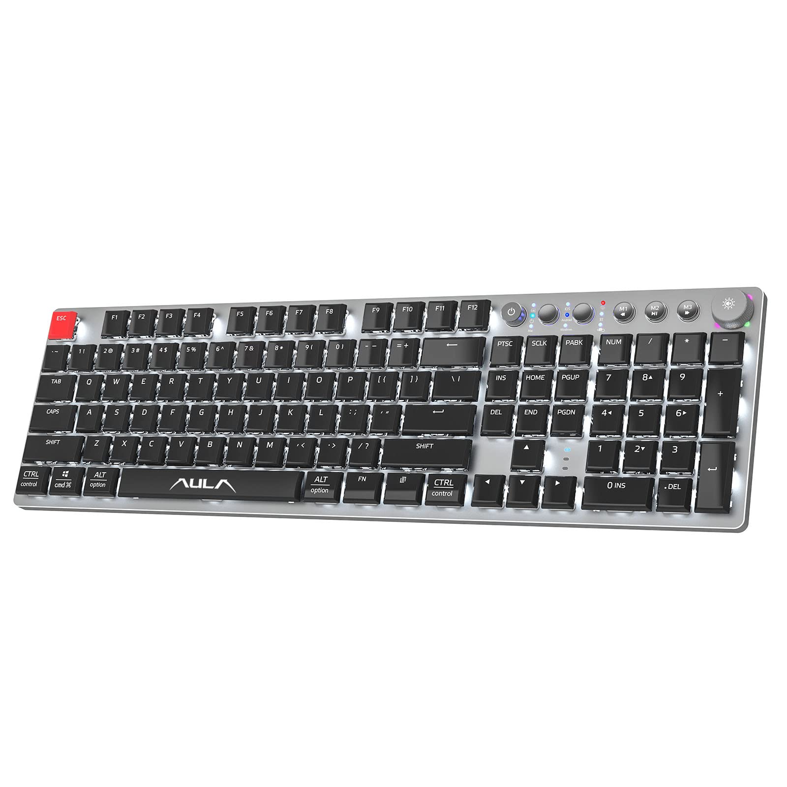 Mua Aula Full Size Low Profile Mechanical Keyboard LED Backlit Wired/2 ...