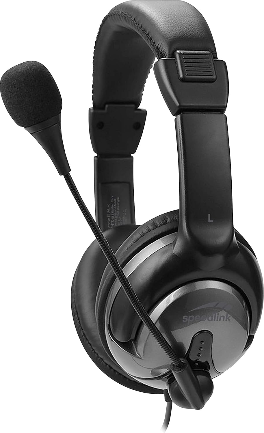 Speedlink SENTO USB Headset – stereo PC headset with integrated cable ...