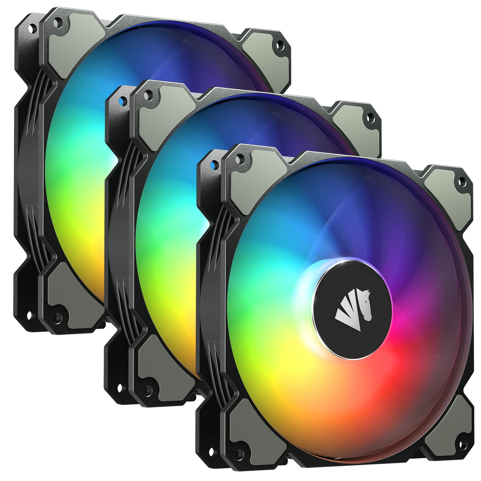 Mua AsiaHorse 140mm Argb Pwm Fan,Triple Computer Case Fan with Advanced ...