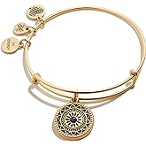 Amazon.com: Alex and Ani Path of Symbols Expandable Bangle for Women, Elephant Charm, Two-Tone ...