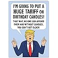 Amazon.com : Funny President Donald Trump Birthday Card for Men, Women, Friends, Brothers ...