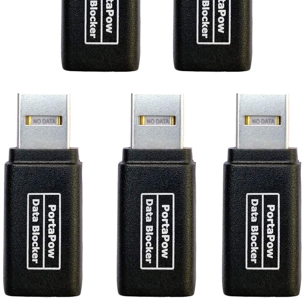 PortaPow 3rd Gen Data Blocker (5x Black): Amazon.co.uk: Electronics