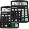 Amazon.com : Calculators, Splaks 2 Pack Standard Functional Desktop ...
