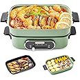 Amazon.com: Joydeem 3-in-1 Electric Hot Pot, Multi-use Shabu Shabu Pot ...