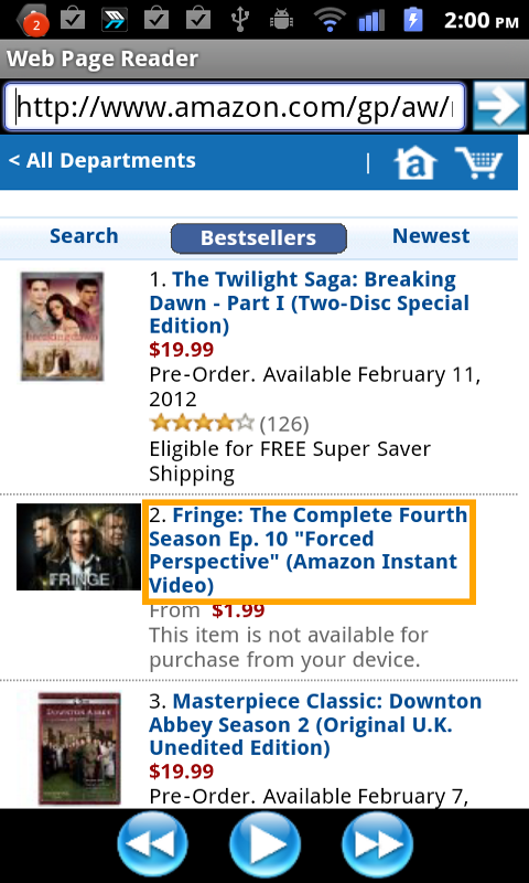 Web Page Reader:Amazon.de:Appstore for Android