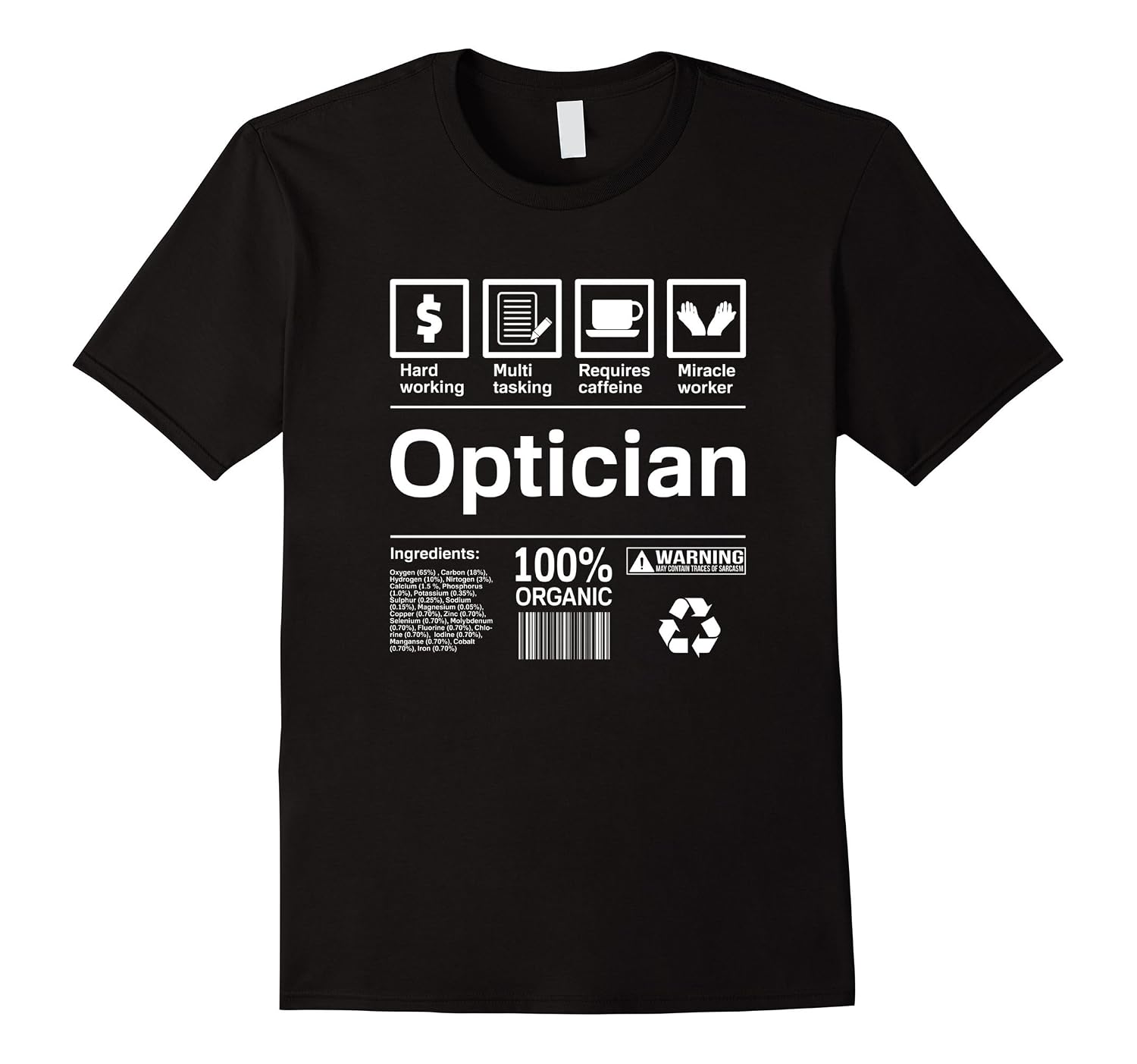 Optician T Shirt Funny Optician Shirts Optician Gifts-TJ – theteejob