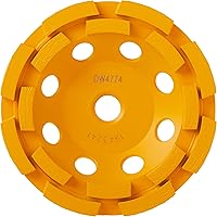 DEWALT Grinding Wheel, Double Row, Diamond Cup, 4-1/2-Inch (DW4774 ...