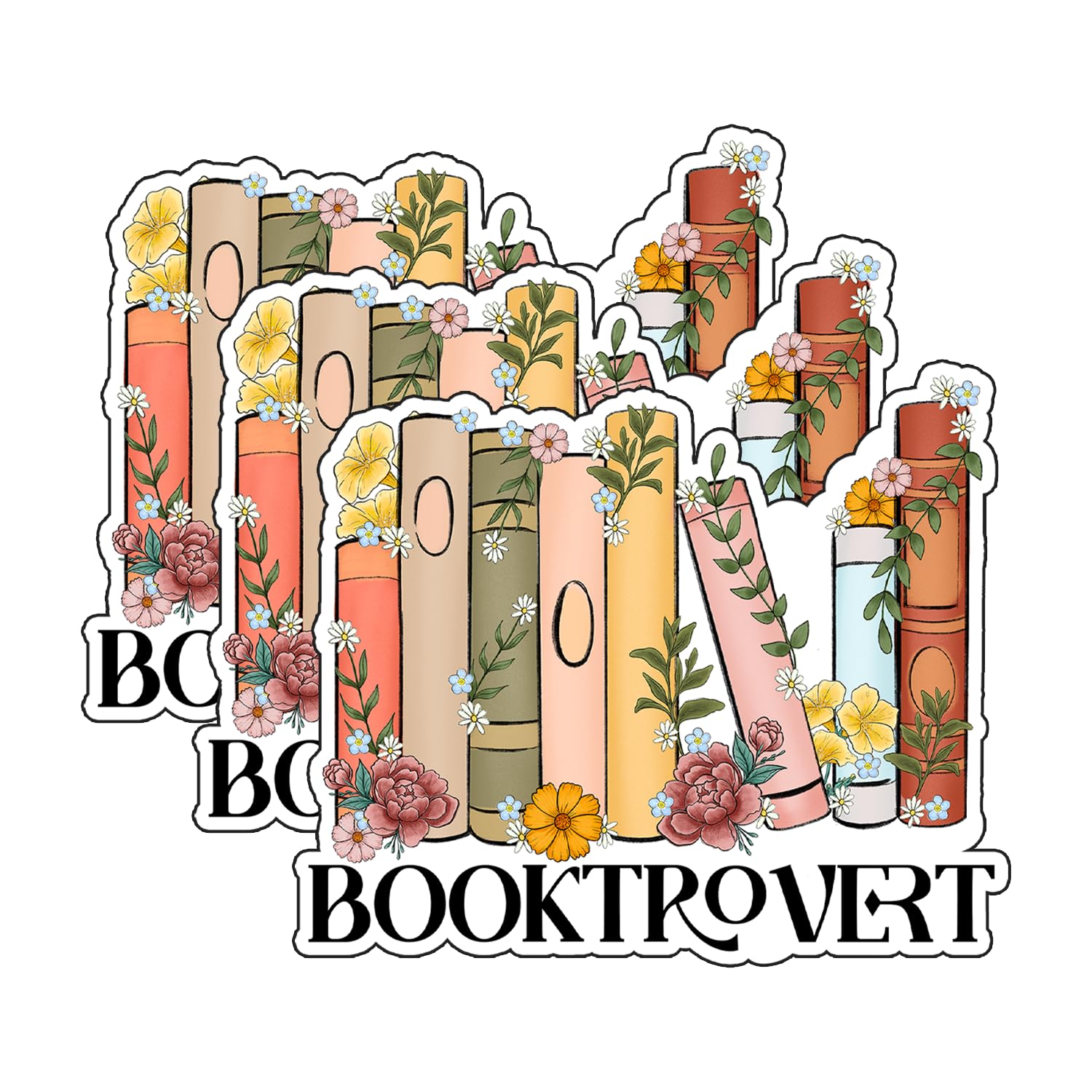 Mua (3PCs) BookTrovert Sticker Water Assistant Die-Cut Vinyl Kindle ...