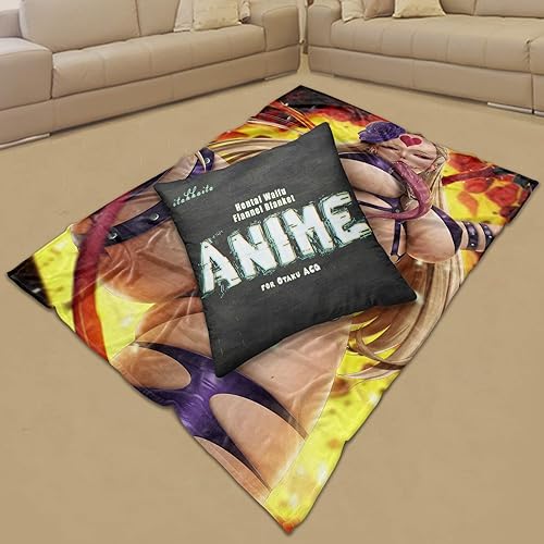 itakkaito Lewd Waifu Kaijin-Hime-Do-S Ecchi Otaku Fleece Throw Blanket ...