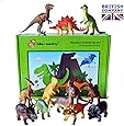 Dinosaur toys set of 12, plastic dinosaurs, dinosaur toys for boys ...