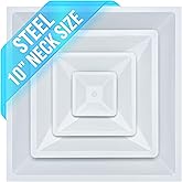 Fits 24x24 Steel T-Bar Drop Ceiling Grid | 2x2 Feet Lay in Steel Air ...